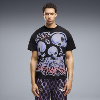 Puma Melo Asteriks Oversized T-Shirt Herren, Kleidung, Schwarz, 3XL