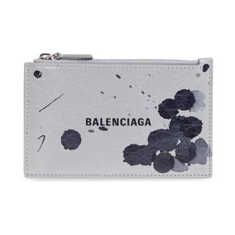 Balenciaga Leder Kartenetui - - Accessories - Herren - Grau - ONE SIZE