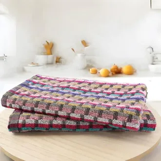 LINANDELLE Lot de torchons Coton éponge Mineur