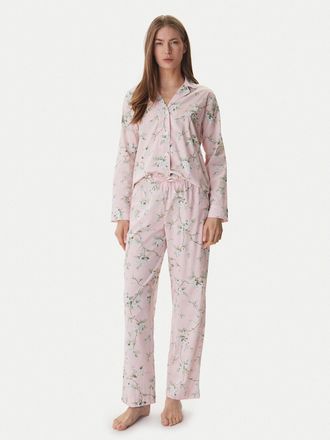 Lauren Ralph Lauren Pyjama ILN92493 Rosa Relaxed Fit