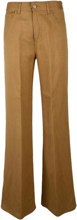 Dondup Femme, Pantalons, Brun, Taille: W26 Amber Wide Pantalons