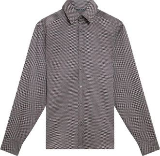 Ted Baker Jozef Mini Geo Print Navy Shirt