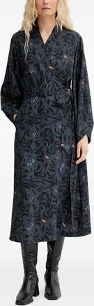 Munthe Gitalu floral midi dress - Grau