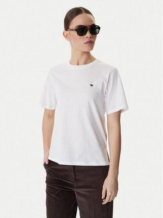 Max Mara T-Shirt Venaco 2615971031 Wei&szlig; Relaxed Fit