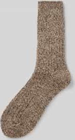 Camano Socken mit Woll-Anteil mit Rippb&uuml;ndchen Modell cosy mouline