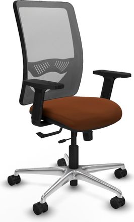 Piqueras y Crespo Atmungsaktiver B&uuml;rostuhl Zulema mit 2D-Armen, h&ouml;henverstellbare Lendenwirbelst&uuml;tze, ausgestattet mit Syncro/Traslack und Schneidschaum, mit Rollen von