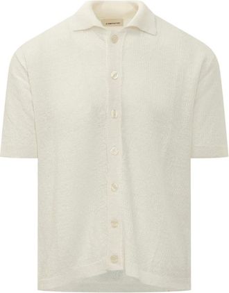 ATOMOFACTORY Atomofactory, Homme, Chemises, Blanc, Taille: S Camicia Punto Flott