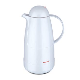 Rotpunkt Isolierkanne 215 Christine 1,5 l | Zweifunktions-Drehverschluss | BPA Frei- gesundes Trinken | Made in Germany | Warm + Kalthaltung | Glaseinsatz | Sh
