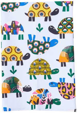 Ulster Weavers Ulster Weaver Geschirrtuch, Baumwolle, Schildkröten-Motiv, Blau