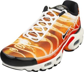 Nike Nike Air Max Plus Baskets pour homme, Rouge sport/mandarine/fus&eacute;e solaire/noir, 45.5 EU