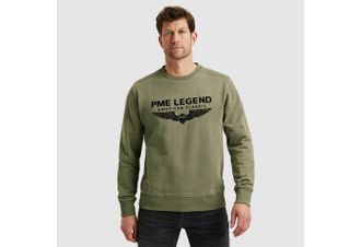 PME Legend Sweatshirt Crewneck soft terry with logo mit Logo Print
