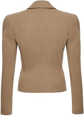 Magda Butrym Blazer en laine m&eacute;lang&eacute;e