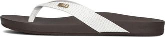 Reef Bequeme Cushion Court Hausschuhe - - Shoes - Damen - Wei&szlig; - 37 1/2 EU
