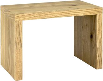Haku Möbel Beistelltisch eiche, Echtholzfurnier, Wabenplatte - Maße: B 50 cm x H 35 cm x T 30 cm, Style: Modern