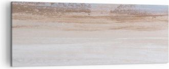 Arttor Panorama Bilder auf Leinwand Stück Hell Minimalismus Leinwandbild 140x50cm Wandbilder Dekoration Wohnzimmer Schlafzimmer Groß XXL Wanddeko Bild Wand K