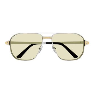 Cartier Santos Sonnenbrille - - Accessories - Herren - Grau - ONE SIZE