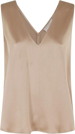 Antonelli Femme, Tops, Beige, Taille: 40 FR Hauts sans manches