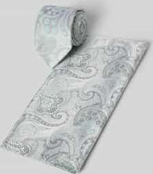 Prince Bowtie Krawatte und Einstecktuch im Set aus reiner Seide