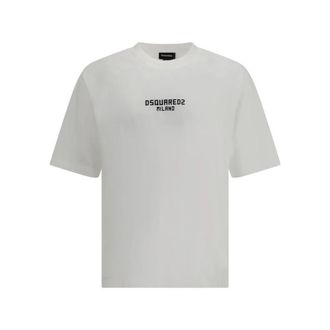Dsquared2 Milano T-Shirt - - Tops - Herren - Wei&szlig; - L