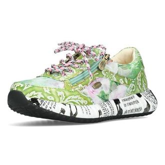 Laura Vita Chaussures &agrave; Lacets Sneaker pour Femmes Burton 1123, Pointure:40 EU, La Couleur:Vert