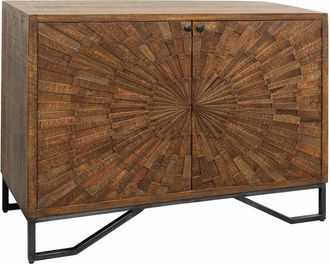 Massivmoebel24 Kommode Mango 107x46x86 braun lackiert stilm&ouml;bel 115