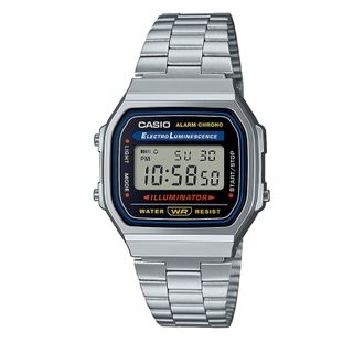 Casio Uhr Casio Vintage A168WA-1YES Silberfarben