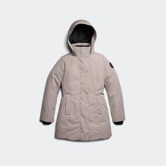Canada Goose Leslie Parka - Black Label (Weiblich, Limestone, S)
