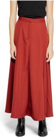 Vero Moda Roter Polyesterrock Herbst/Winter Kollektion - - Skirts - Damen - Rot - L