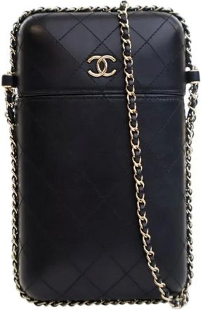 Chanel sac à bandoulière Chain Around Phone Holder (2018) - Noir