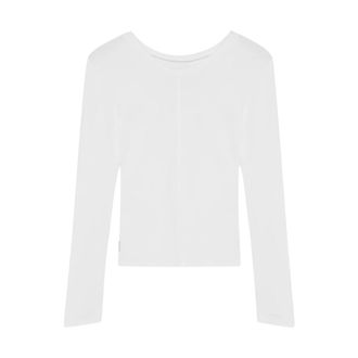 Won Hundred Irine LS Top - Femme - Tops - Blanc - Taille: 38 FR