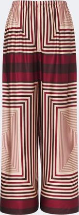 Faithfull The Brand Bedruckte Palazzohose Jensen aus Satin
