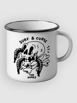 THE DUDES Surf And Curse Emaille-Becher multicolor