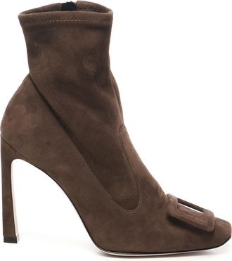 Roger Vivier Femme, Chaussures, Brun, Taille: 38 EU Bottines Trompette