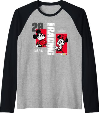 Disney Mickey & Minnie MM Racing Turbo Troop 28 Race Drivers Raglan