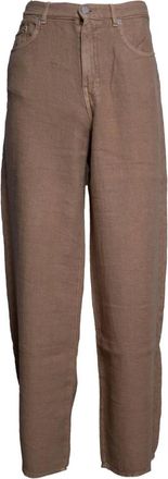 Siviglia Femme, Pantalons, Brun, Taille: W28 Carmen Wide-Leg Pantalons