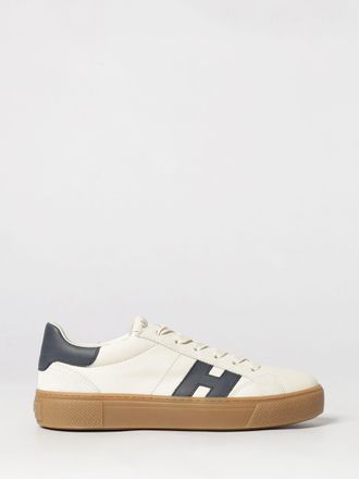 Hogan Crosswind Low-Top-Sneakers aus Glattleder-Kalbsleder mit H-Logo