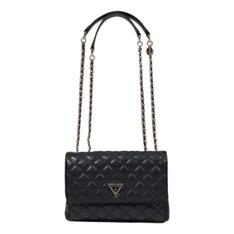 Guess Wandelbare Klappenhandtasche Elegant und vielseitig - - Bags - Damen - Schwarzk - ONE SIZE