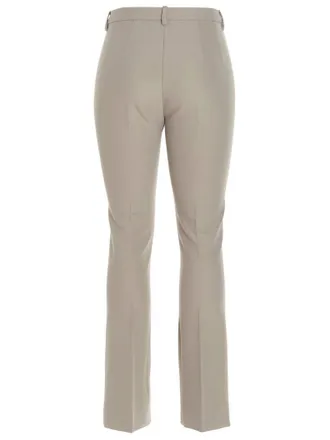 Max Mara Womens Beige Viscose Flared Pants