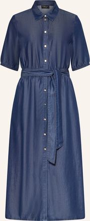 s.Oliver Black Label S.Oliver Black Label Hemdblusenkleid In Jeansoptik blau