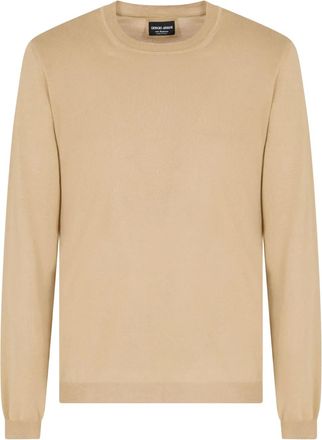 Giorgio Armani pull en cachemire - Tons neutres