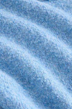 Next Strickpullover Boucl&eacute;-Pullover mit Stehkragen und Tasche (1-tlg)