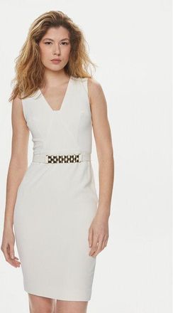 Guess Coctailkleid 4GGK31 7070A &Eacute;cru Regular Fit