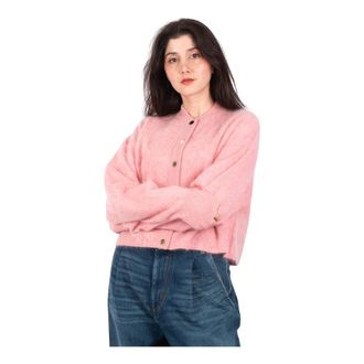 Sportmax Femme, Pulls, Rose, Taille: 38 FR Ercole Knitted Jacket