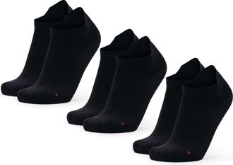 Danish Endurance Low-Cut Sportsocken (Schwarz - 3 Paare, EU 35-38)