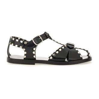 Bally Pasely Studs Flat Sandal - - Shoes - Damen - Schwarzk - 36 EU