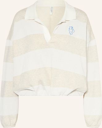 10 Days Sweat-Poloshirt weiss