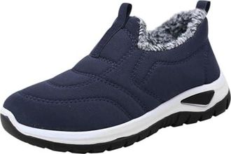 Generic Bottes de neige dhiver pour homme avec doublure en fourrure &eacute;paisse et chaude avec semelle en caoutchouc antid&eacute;rapante, chaussures dext&eacute;rieur l&eacute;g&egrave;res 