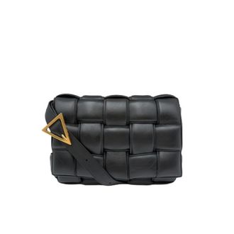 Bottega Veneta Sac &agrave; bandouli&egrave;re en cuir Pre-owned - Femme - Pre-owned - Noir - Taille: ONE Size