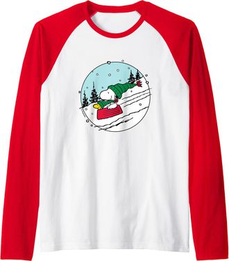 Peanuts Schlitten Snoopy Woodstock Raglan