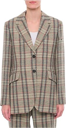 Durazzi Milano Femme, Vestes, Multicolore, Taille: 40 FR Giacca monopetto